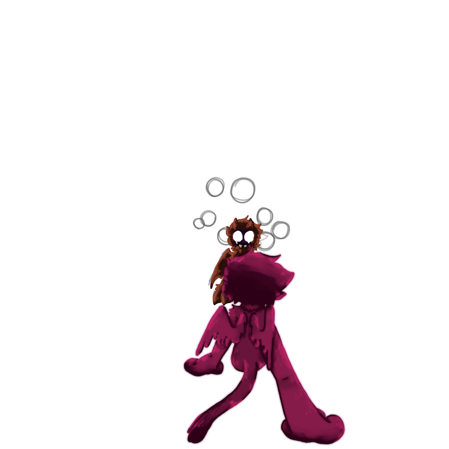 Monke fight Monsters - ibisPaint