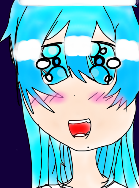 julia à la vie bleu 💙 - ibisPaint