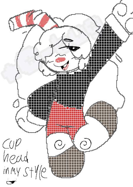 Cuphead in my style '3' - ibisPaint