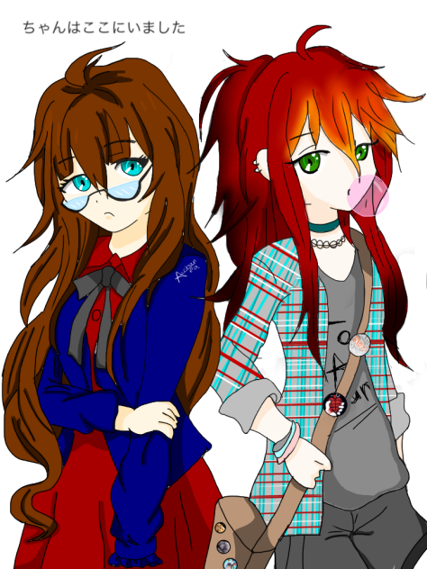 Akuma & Scarlet - ibisPaint