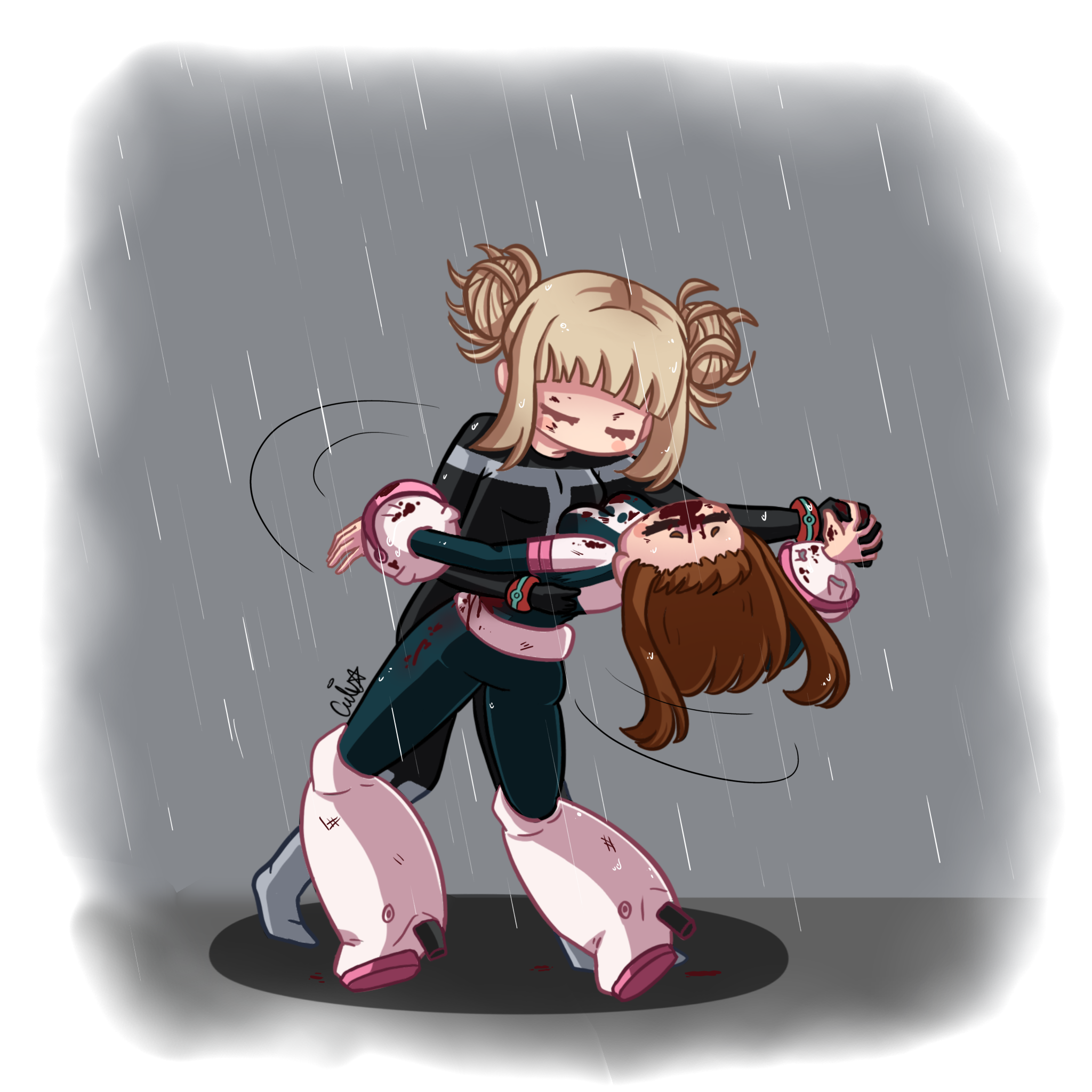 Dance of death🩷💛 Toga x Uaraka - ibisPaint