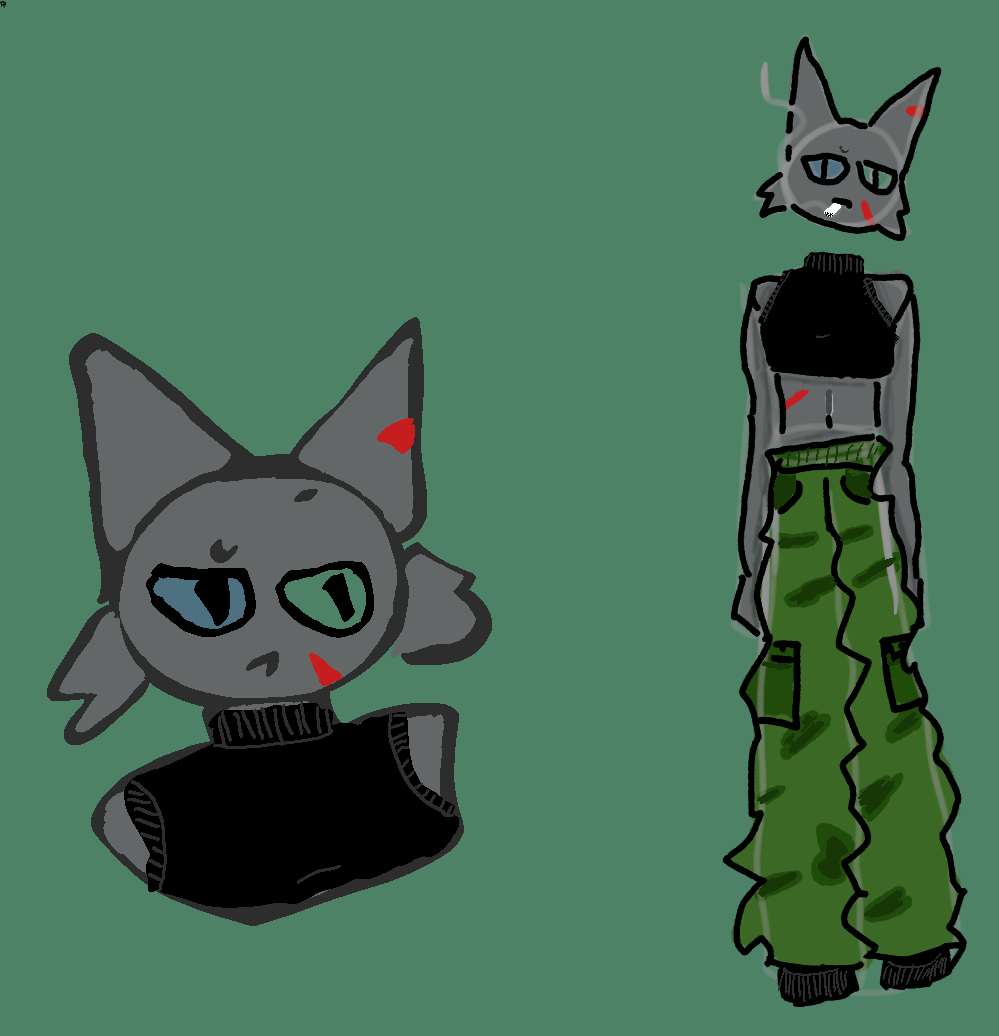 trash character concept - ibisPaint