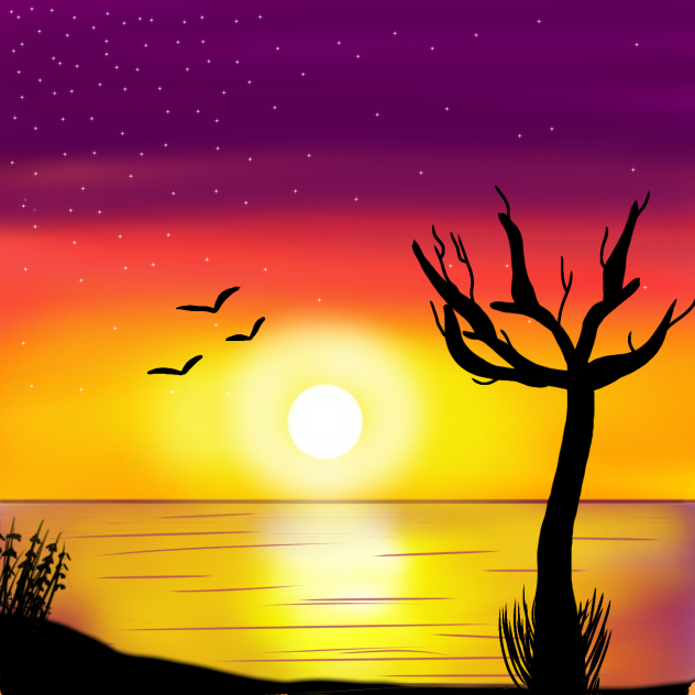 sunset 🌇 - ibisPaint