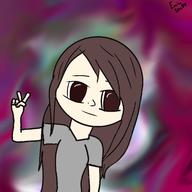 girl drawing - ibisPaint