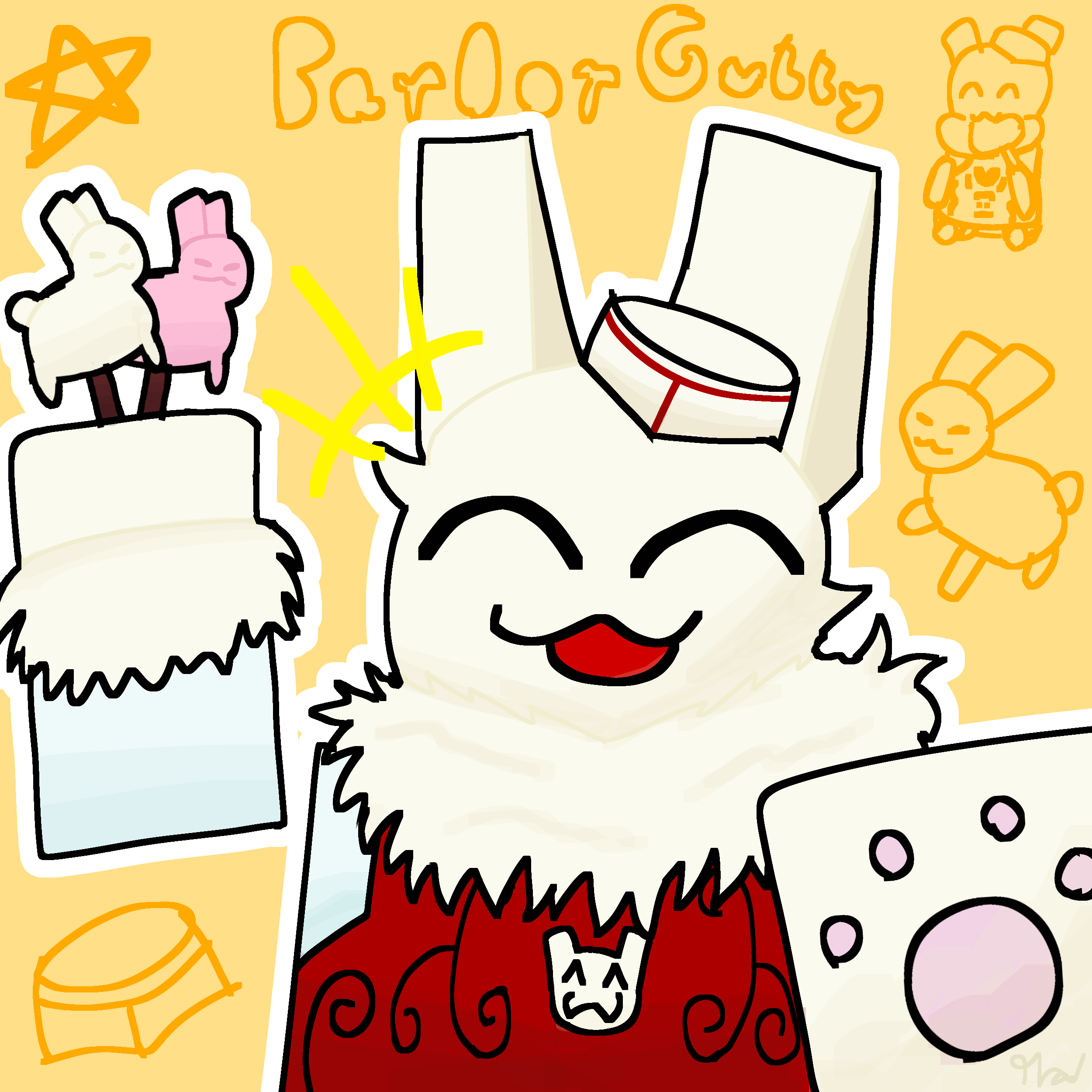 Test Rendering with Parlor Gubby - ibisPaint