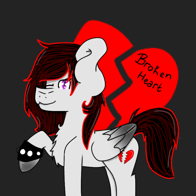 Broken Heart Speedpaint - ibisPaint