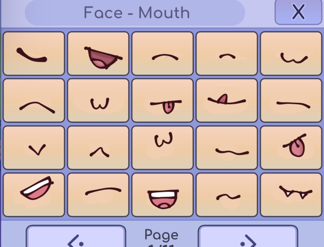 If I made a Gacha mod mouth - ibisPaint