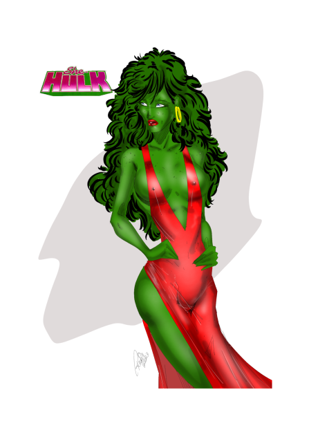 500 She-Hulk - ibisPaint