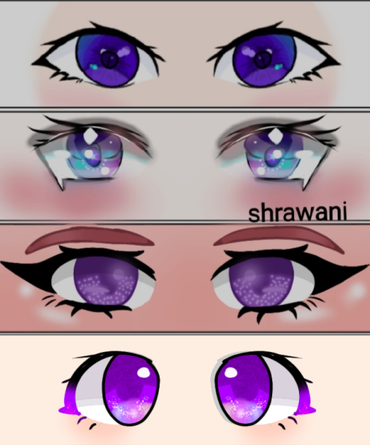 Violet eye collab - ibisPaint