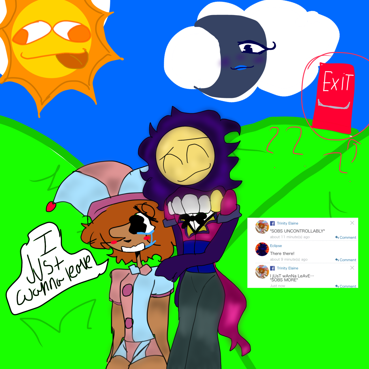 I jUsT wAnNa LeAvE - ibisPaint