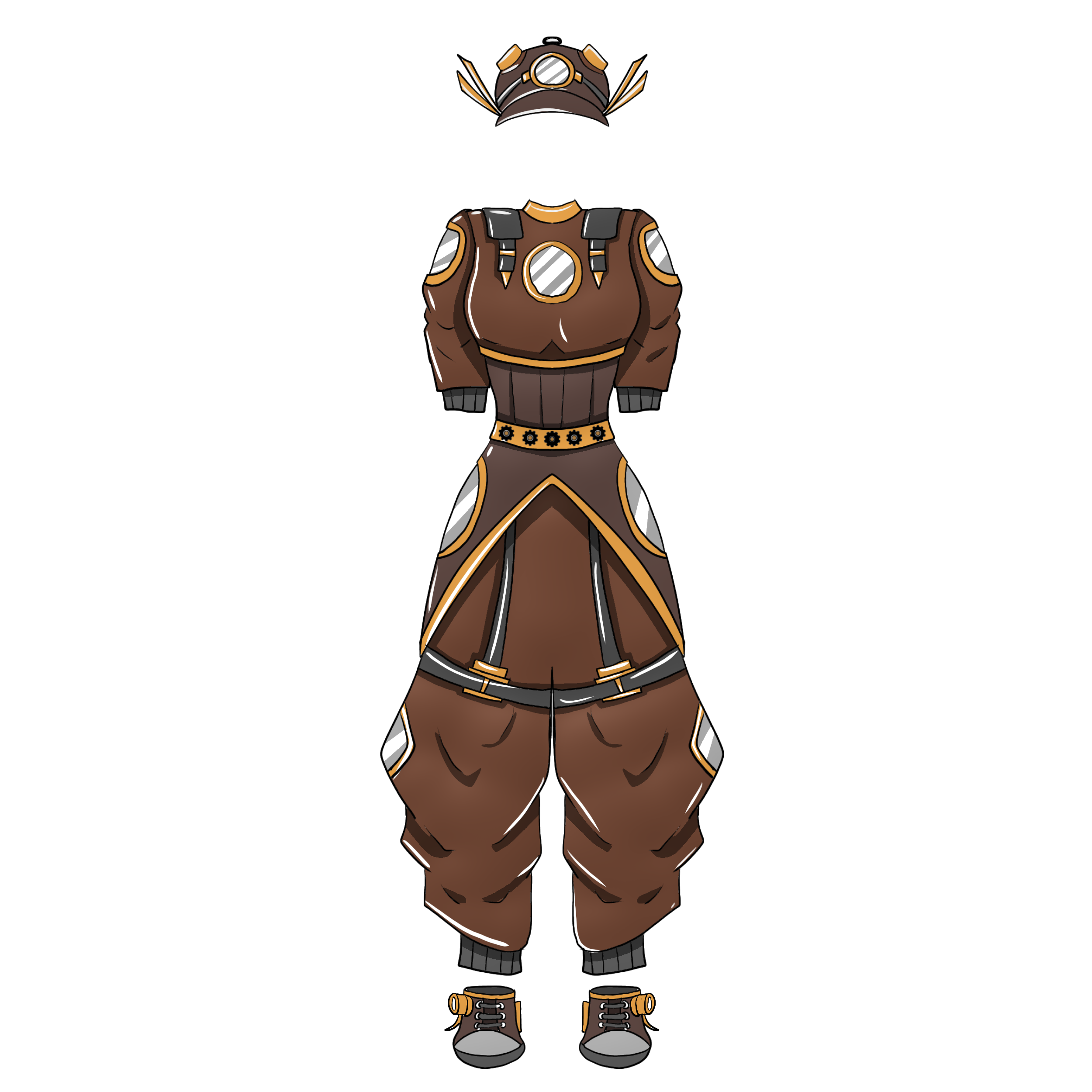 steampunk outfit D - ibisPaint