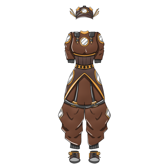 steampunk outfit D - ibisPaint