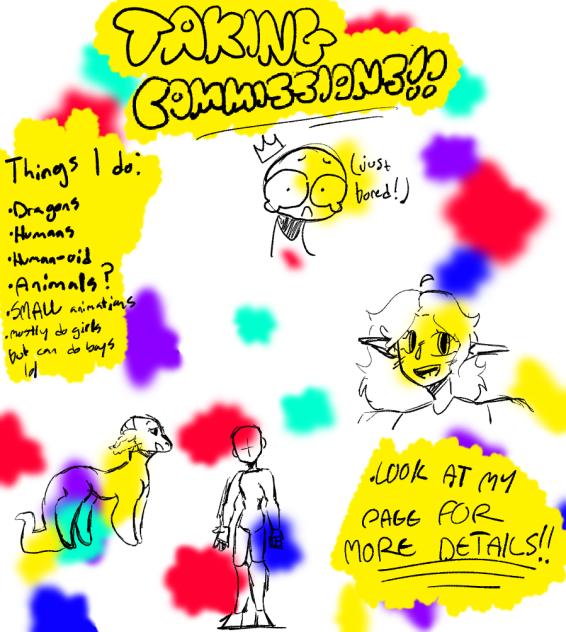 TAKING COMMISIONS!!!!!!!! - ibisPaint