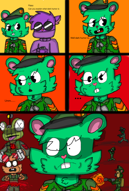 wrong dark humor - ibisPaint