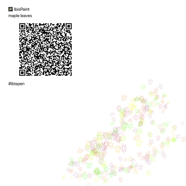 Maple leaves - ibisPaint