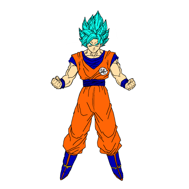 Son goku ssj blue - ibisPaint