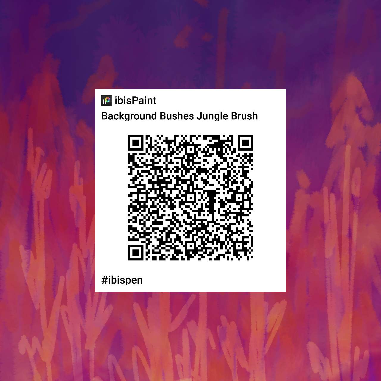 Background Jungle Abstract Brush - ibisPaint