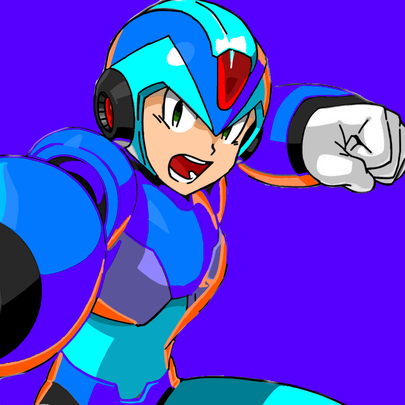 megaman x - ibisPaint