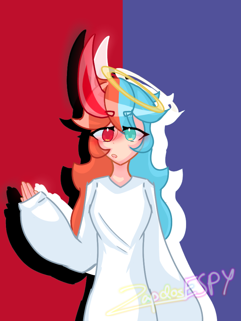 Half Demon, Half Angel - ibisPaint