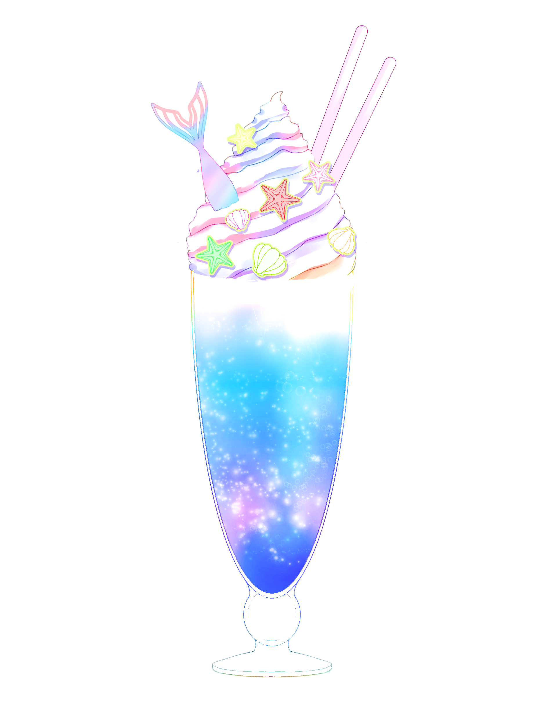 IBM3812 Mermaid parfait a - ibisPaint