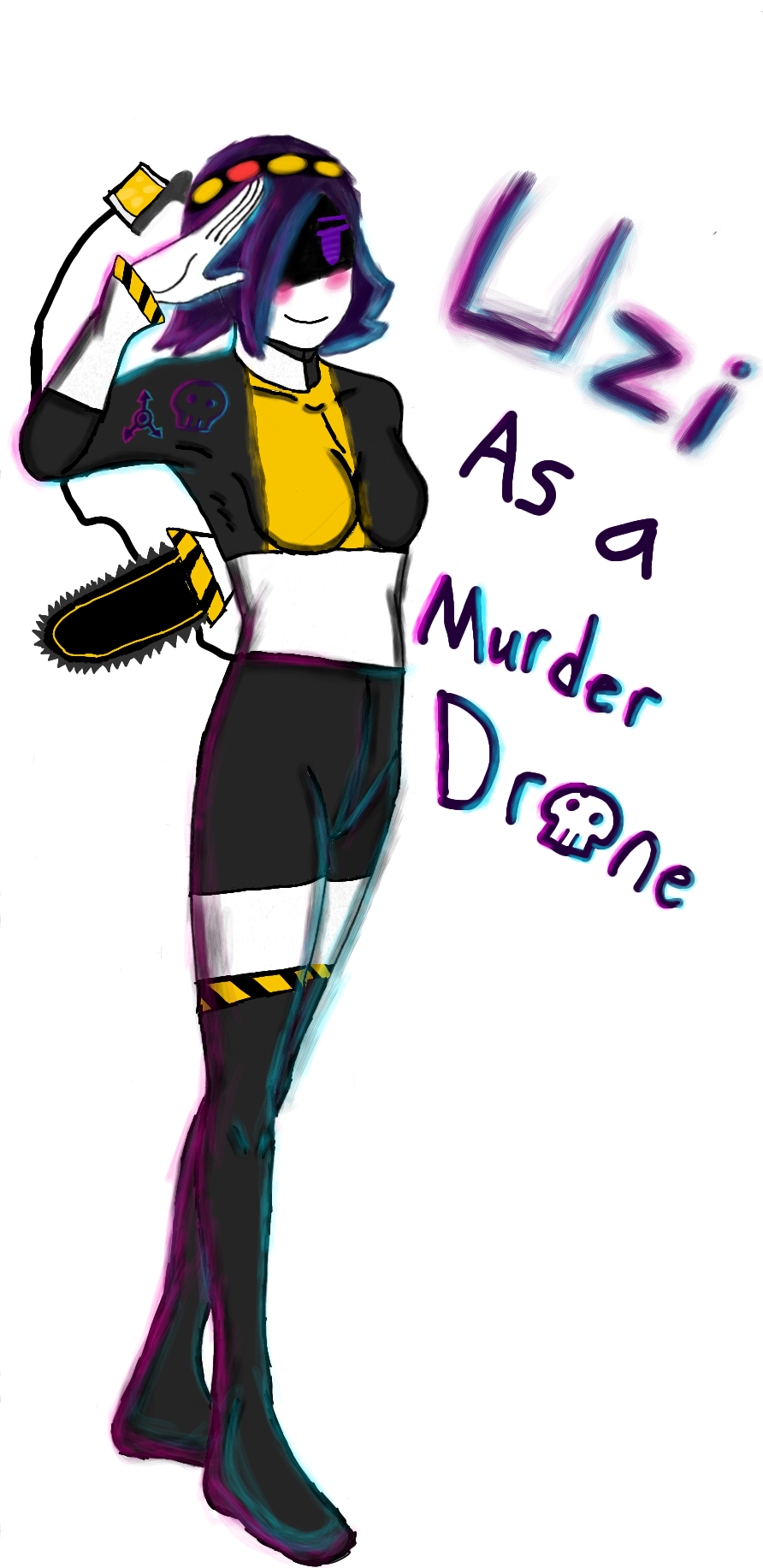 Uzi as a Murder Drone - ibisPaint