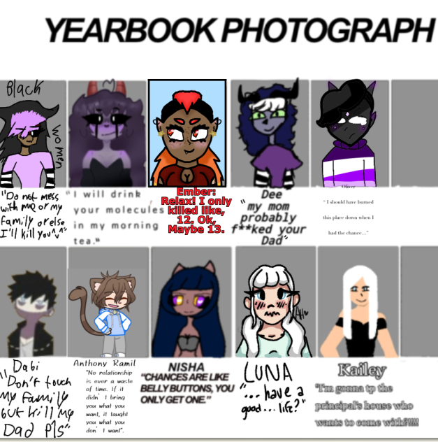 Yearbook photograph - ibisPaint