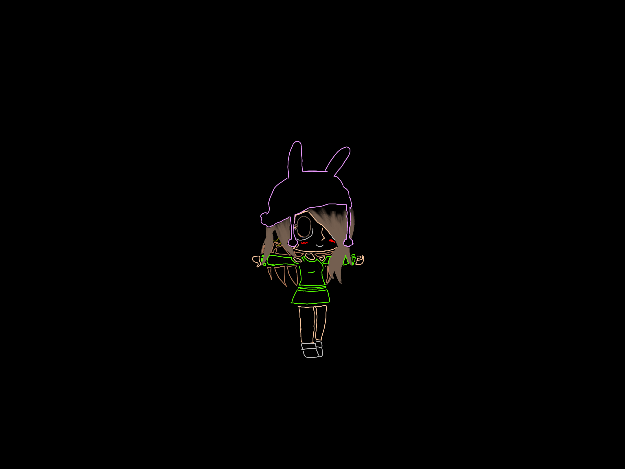 My gacha Halloween costume edit - ibisPaint