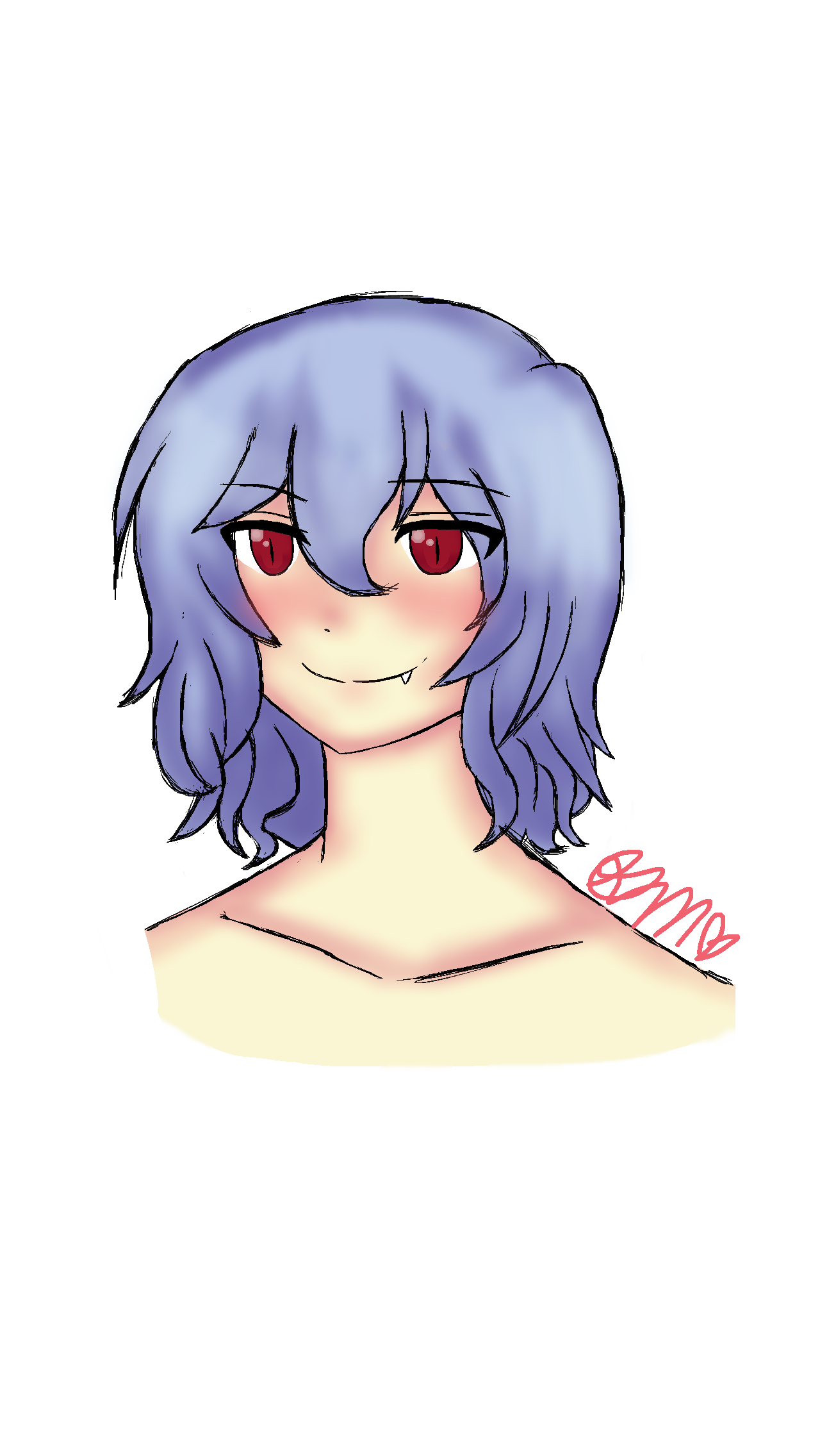 Remilia Scarlet Headshot - ibisPaint