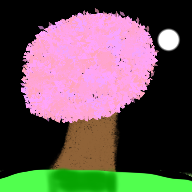 Peaceful Cherry tree - ibisPaint