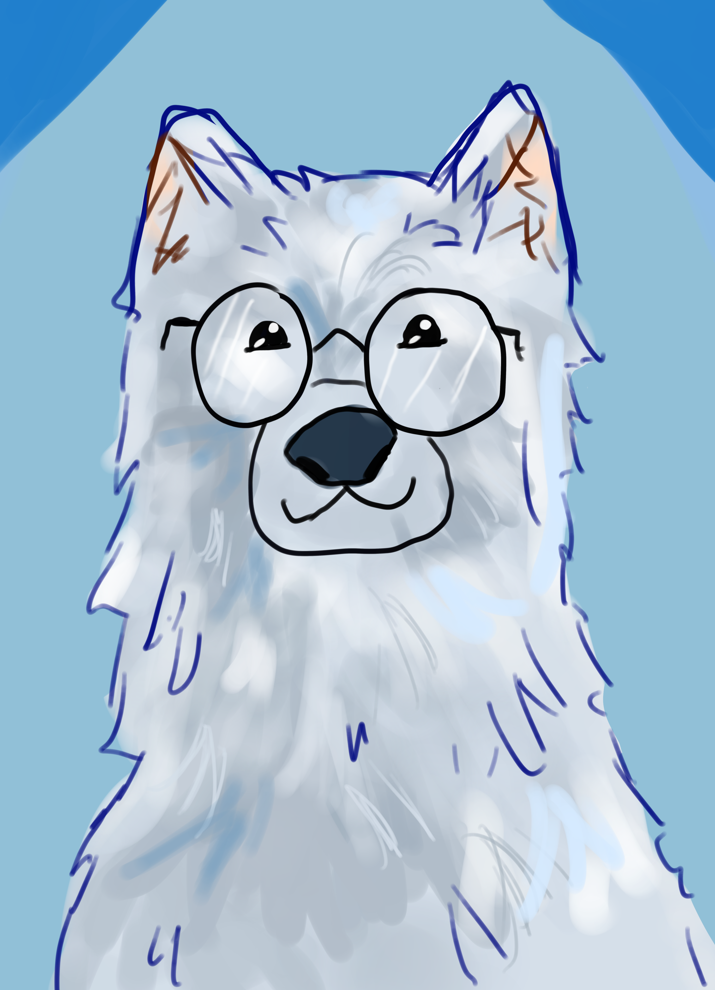 Cute little doggo doodle - ibisPaint