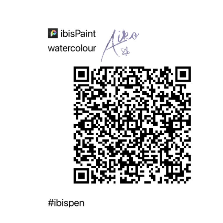 my brush qr code - ibisPaint
