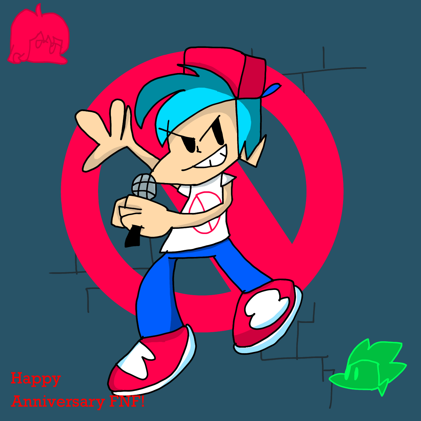 Happy anniversary FNF! - ibisPaint
