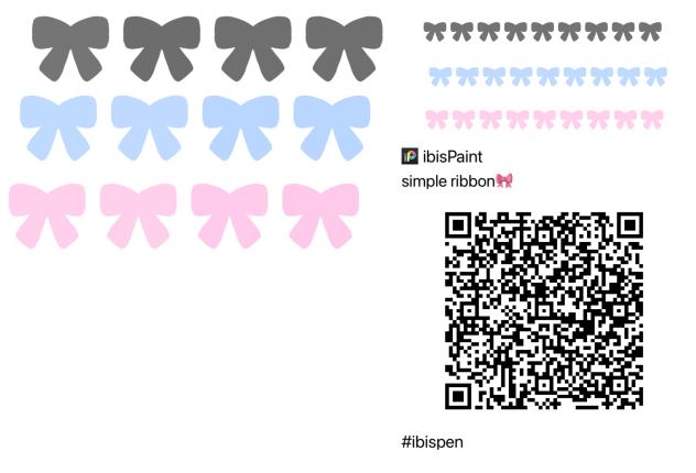 Ribbon brush🎀 - ibisPaint