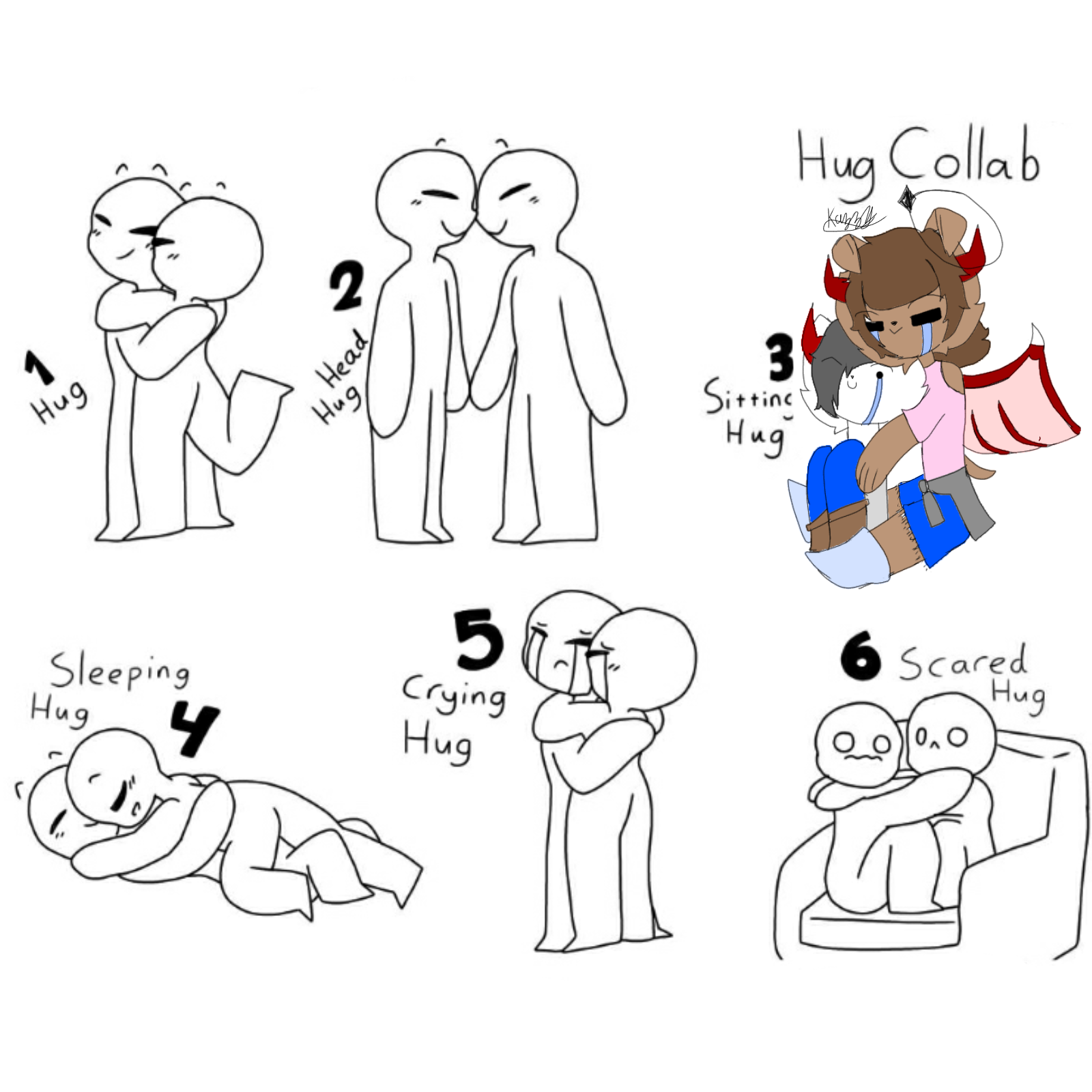 Hug collab - ibisPaint