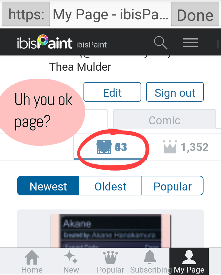 Rip page - ibisPaint