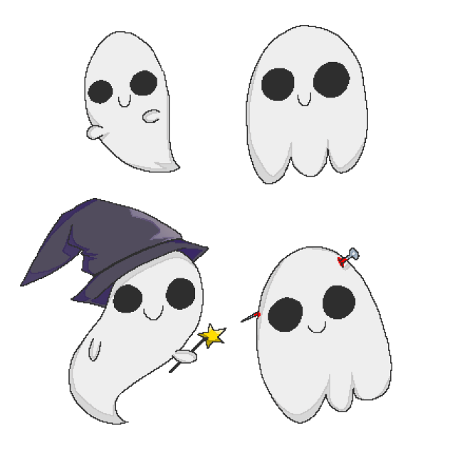 Ghost (Pixel) - ibisPaint