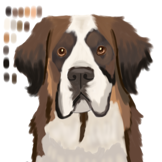 St Bernard 🐶 - ibisPaint