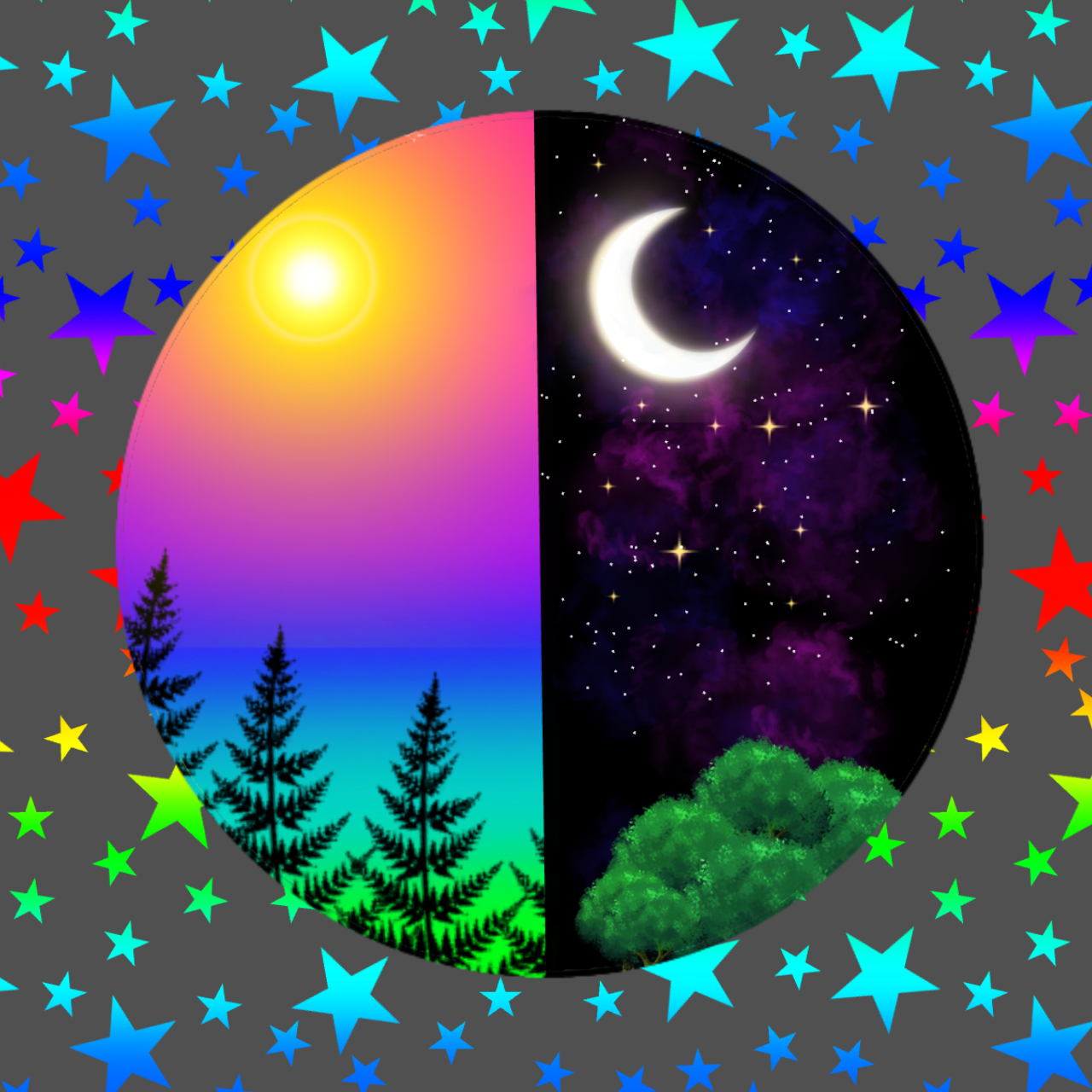 day and night - ibisPaint