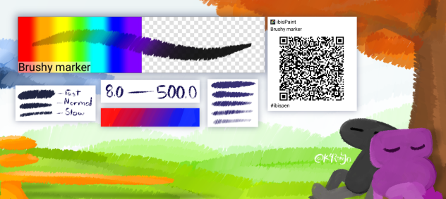 Brushy Marker - ibisPaint