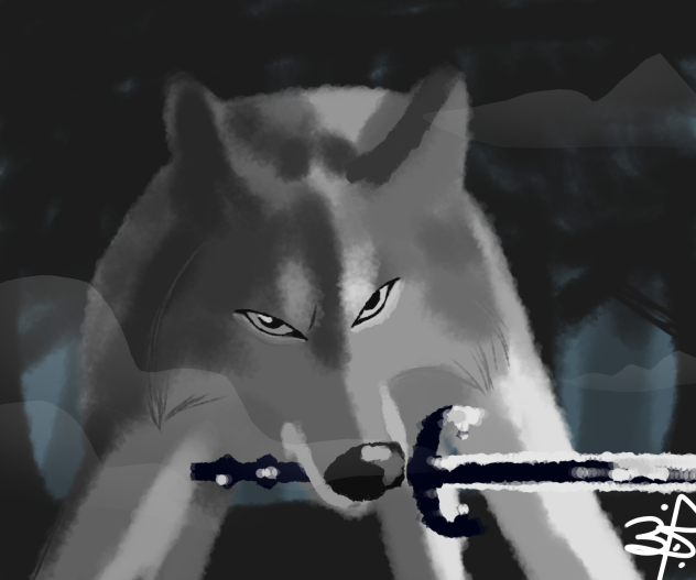 Sif, The Great Grey Wolf speedpaint - ibisPaint