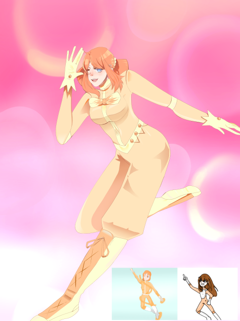 redesigned magical girl - ibisPaint