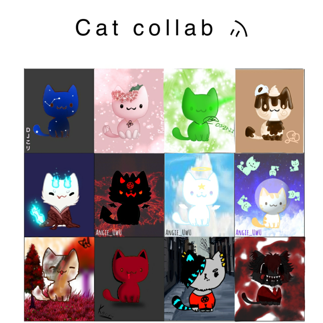 Cat collab 🐈 - ibisPaint
