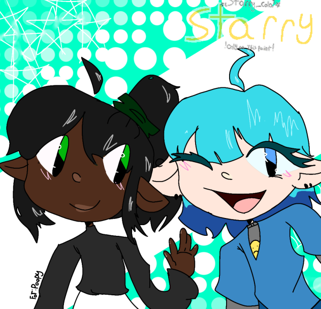 Poopy's DTYIS! 💙🖤 - ibisPaint