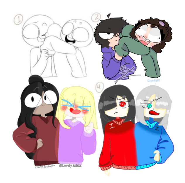 Sweater collab - ibisPaint