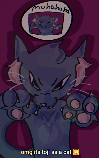 Toji From Jjk As A Cat ♡ - ibisPaint