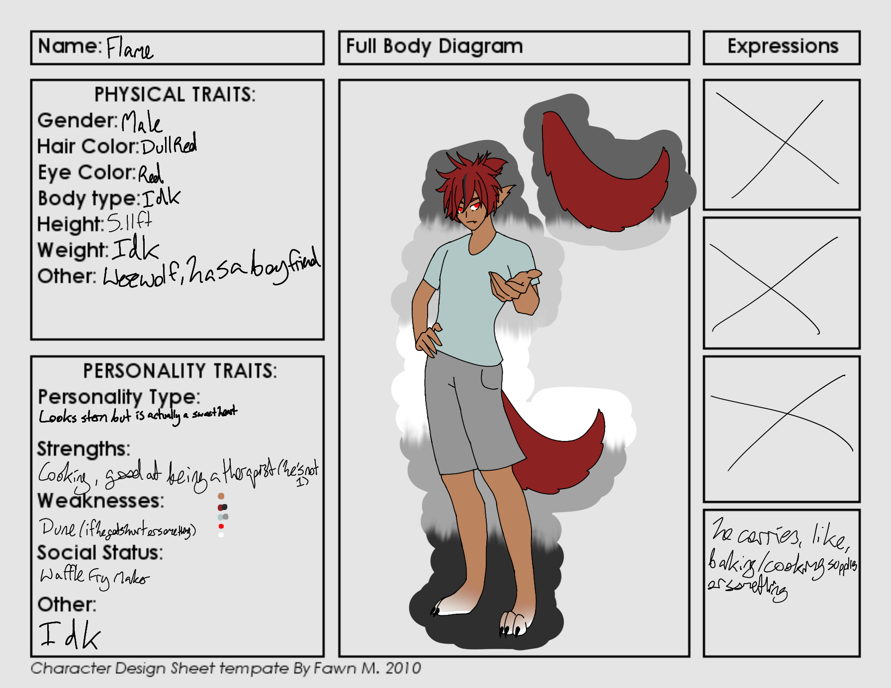 Flame reference sheet - ibisPaint