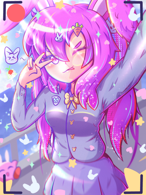 Bunny selfie - ibisPaint