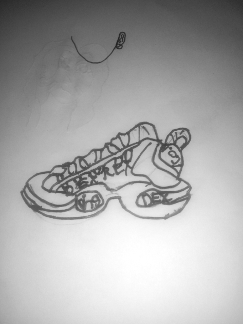 Dex shoes inspired by the questions made - ibisPaint