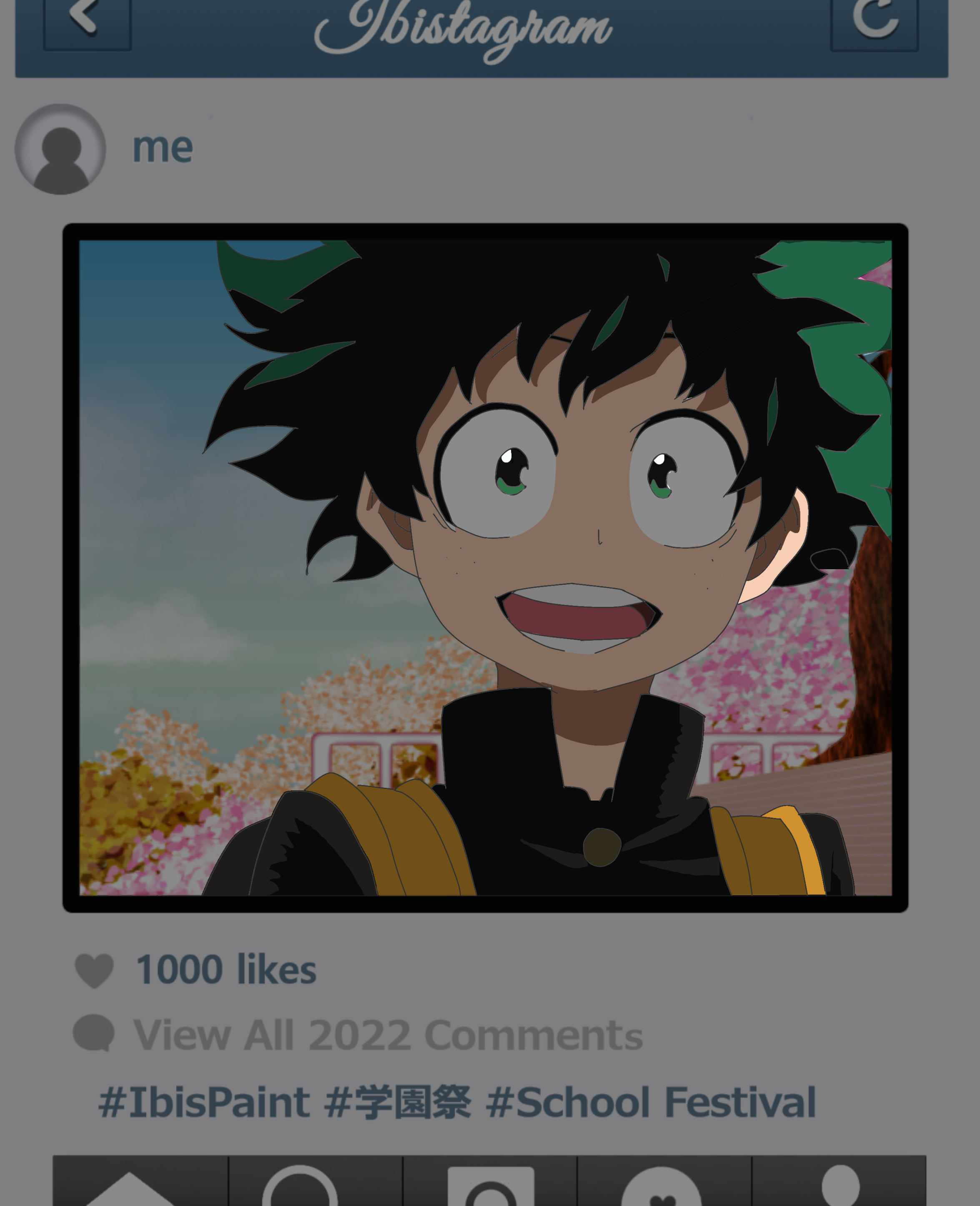 A lil bit of deku art - ibisPaint