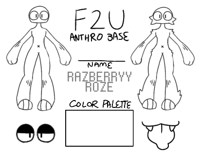 F2U Anthro Base! - ibisPaint